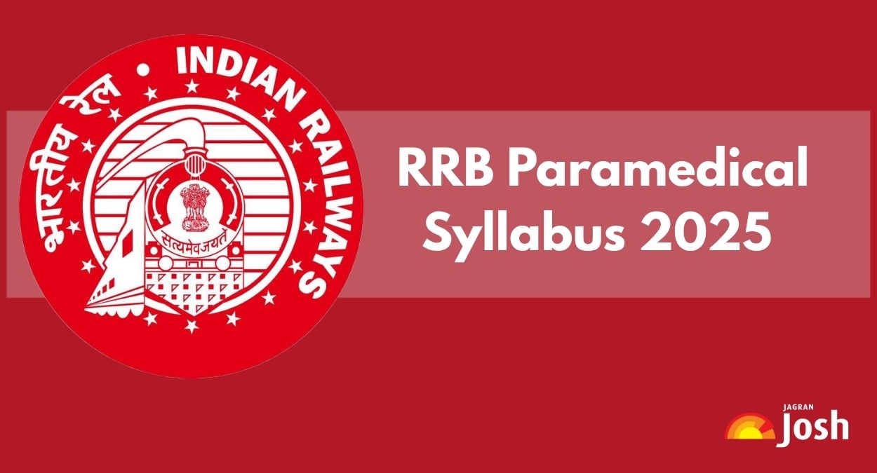 RRB paramedical syllabus 2026: Check subject-wise topics and exam ...
