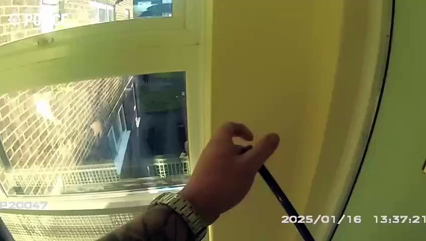 Watch the moment police arrest man in connection with stolen van