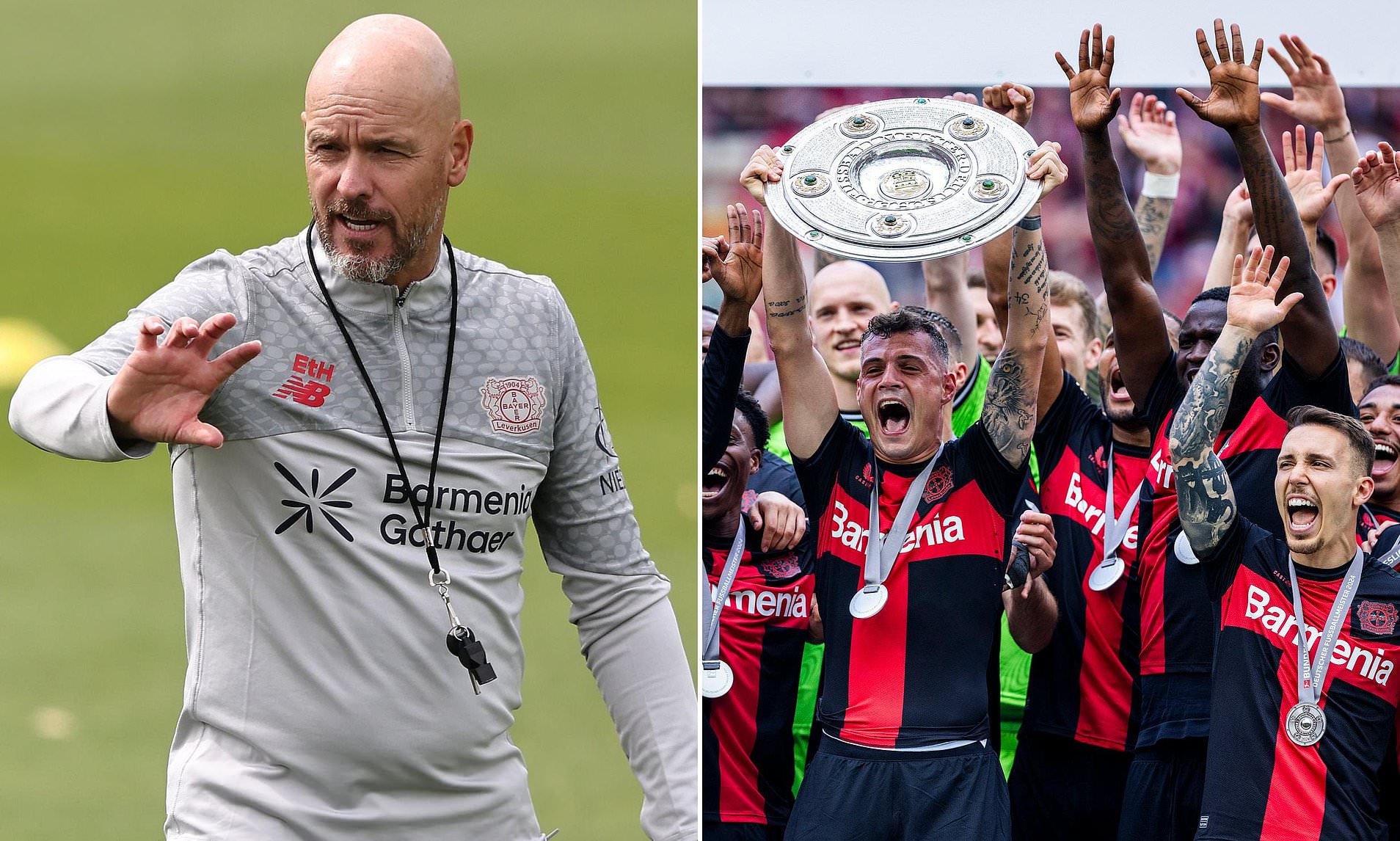 Erik ten Hag fiercely shuts down key Bayer Leverkusen player's exit to ...