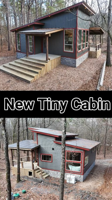 Before the Makeover: Tiny Cabin Under Construction