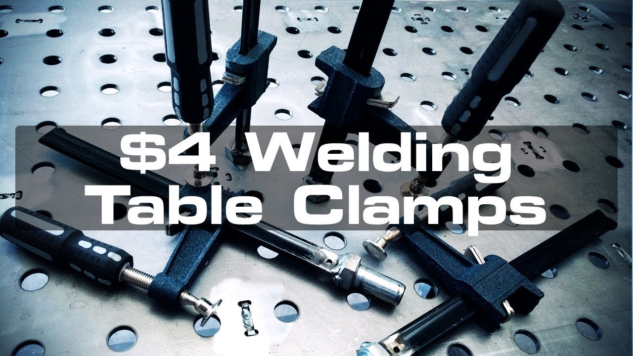 How to make welding table clamps for just $4
