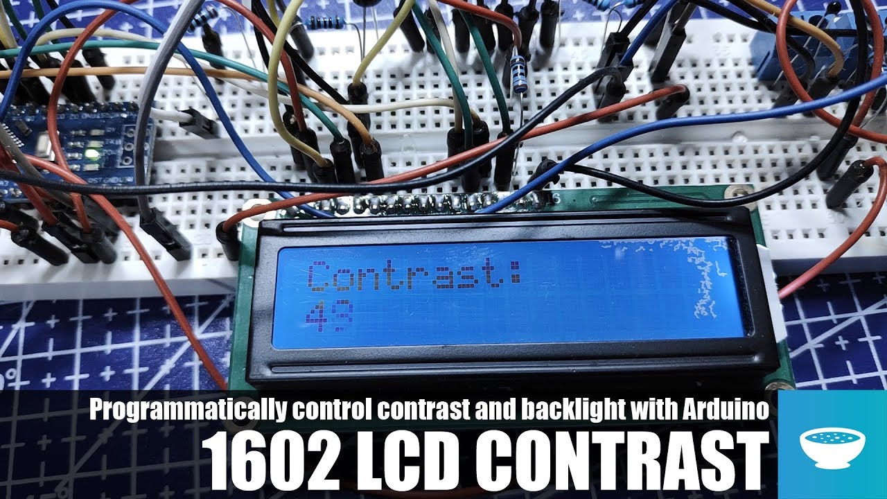 1602 LCD Contrast Control with Arduino – Simple Arduino Trick!