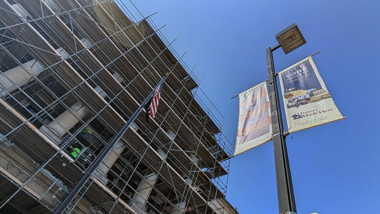 What's up with all the scaffolding at the York County Admin Center ...