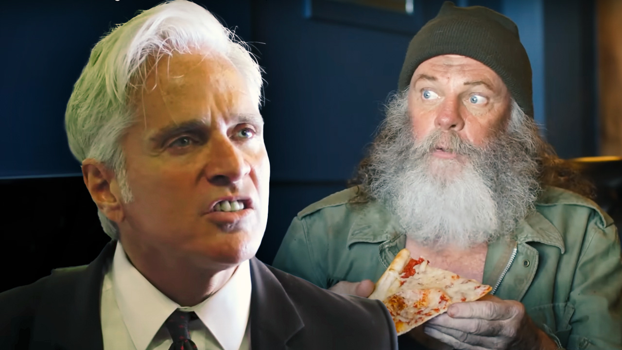 CEO caught a homeless man stealing pizza