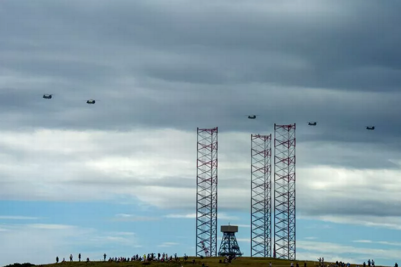 US military choppers spotted over Scots city ahead of Trump visit