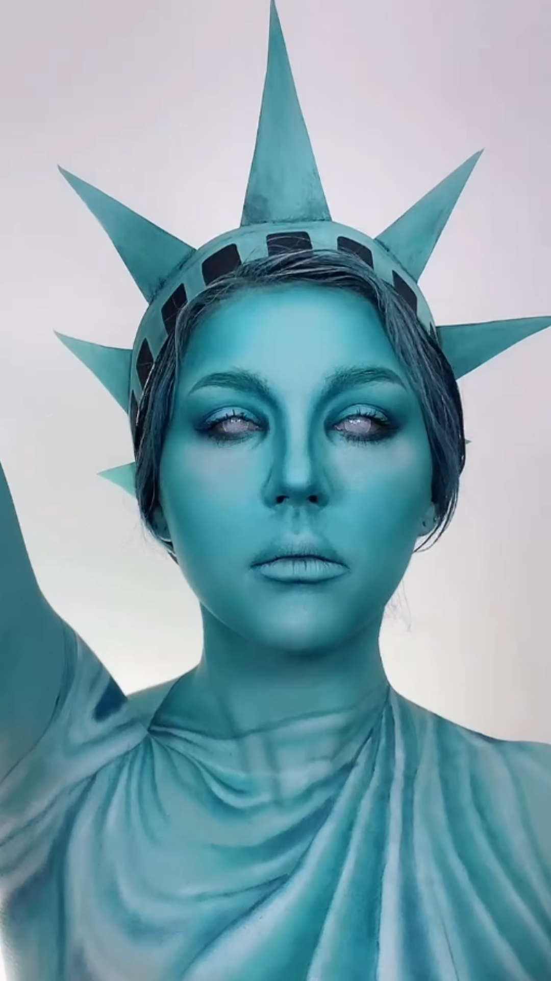 Makeup Look Inspired By The Purge Theme
