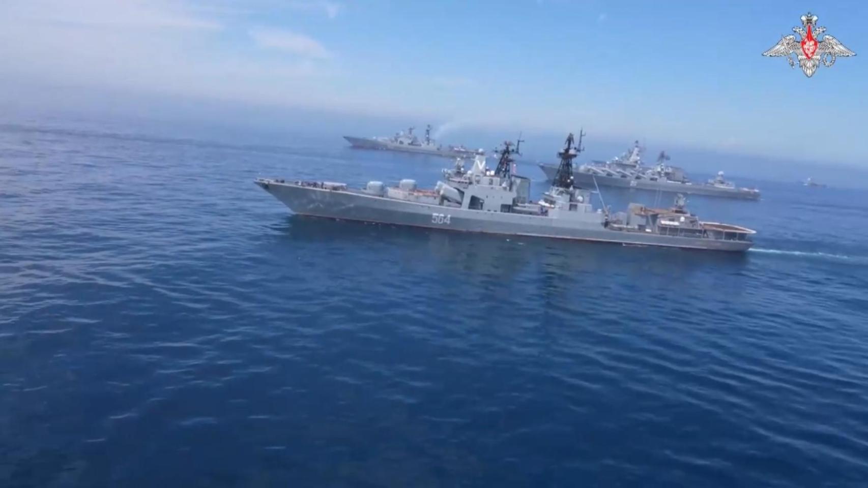 La Armada rusa comienza las maniobras militares 'Tormenta de julio ...