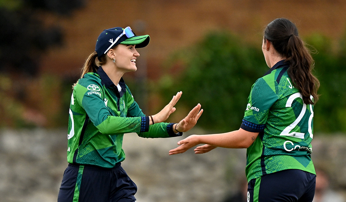 Cricket stars Gaby Lewis and Orla Prendergast on top form as Ireland ...