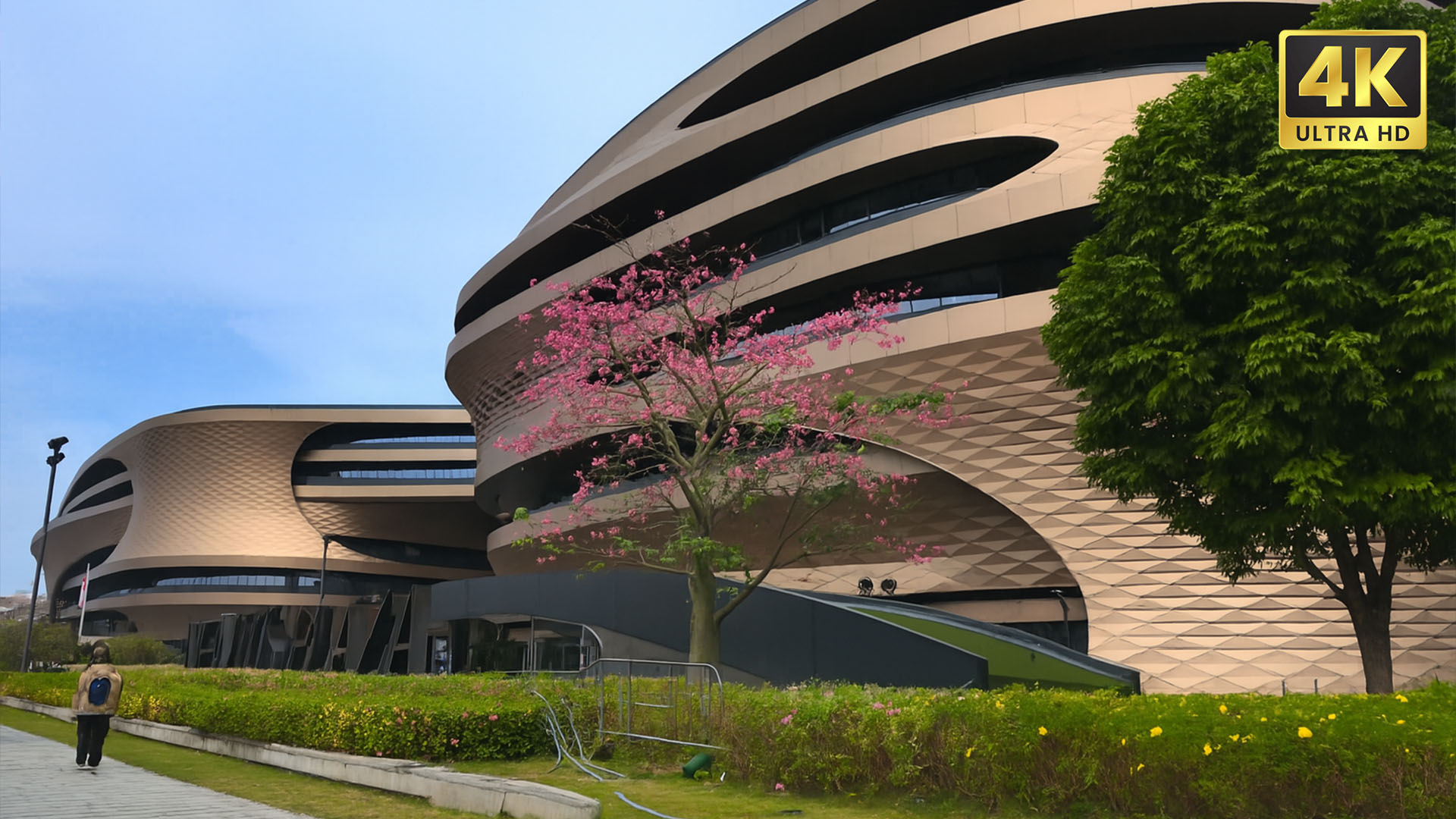 Modern Office Buildings in China Shown in 4K