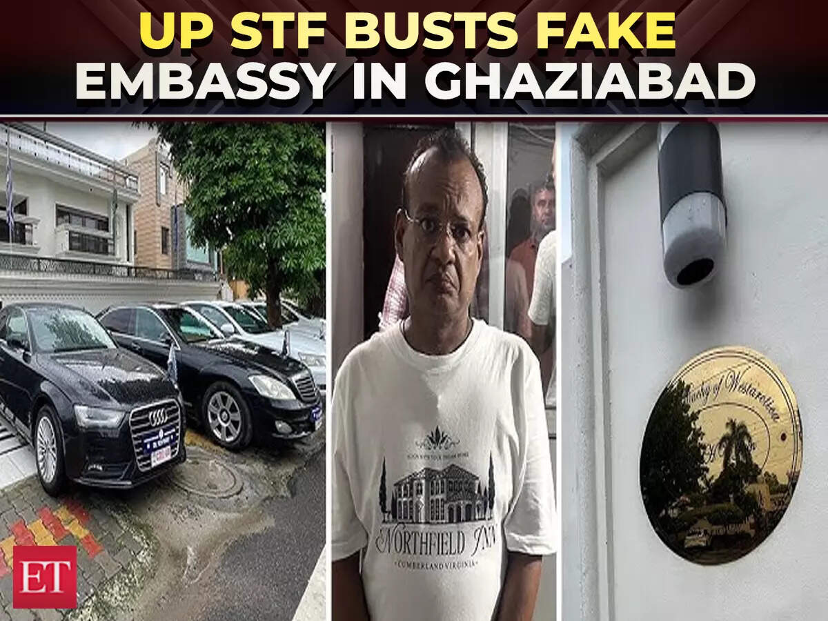 UP STF busts fake embassy in Ghaziabad, man running 'West Arctica ...