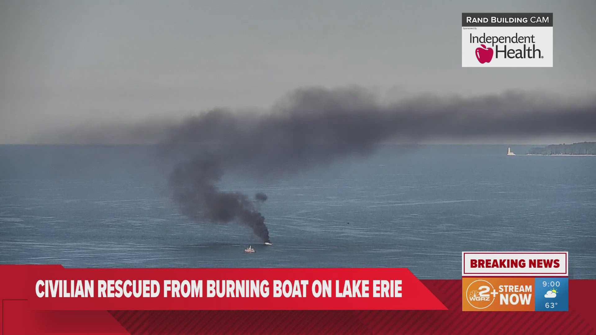 Boat fire on Lake Erie prompts response from U.S. Coast Guard