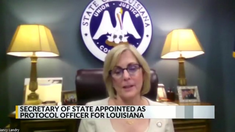Secretary of State appointed as protocol officer for Louisiana