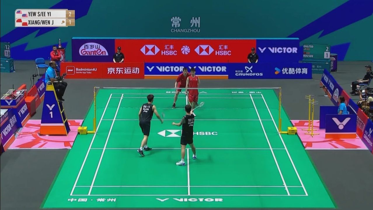 Hasil China Open 2025 - Debut Ren Xiang Yu dengan Partner Baru Langsung ...