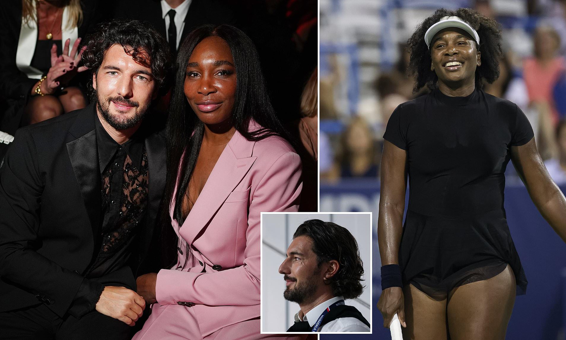 Venus Williams, 45, reveals she is engaged to her actor boyfriend, 36 ...