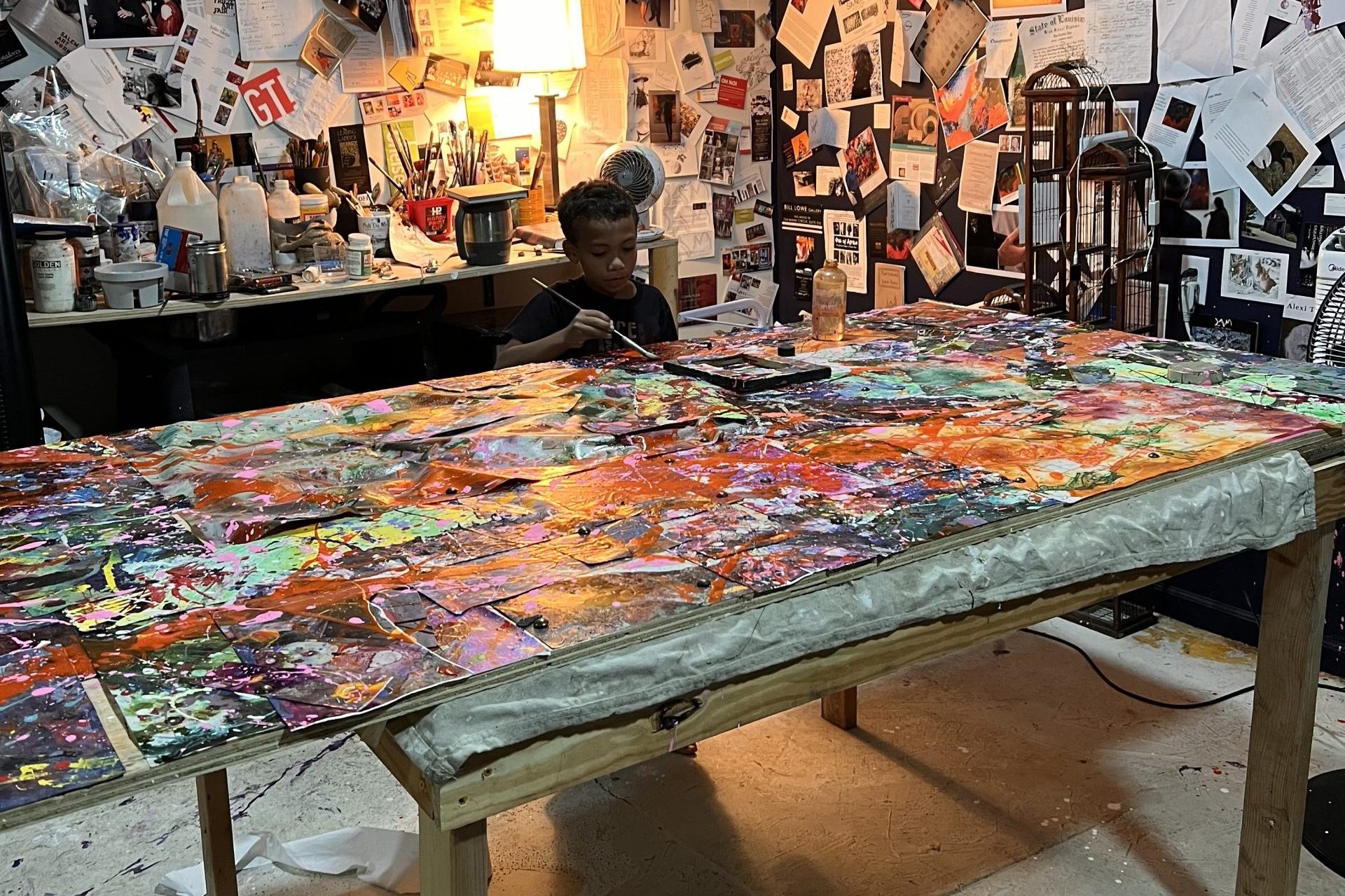 Artist Julio Mejia preps for 'After the Moment We're In'