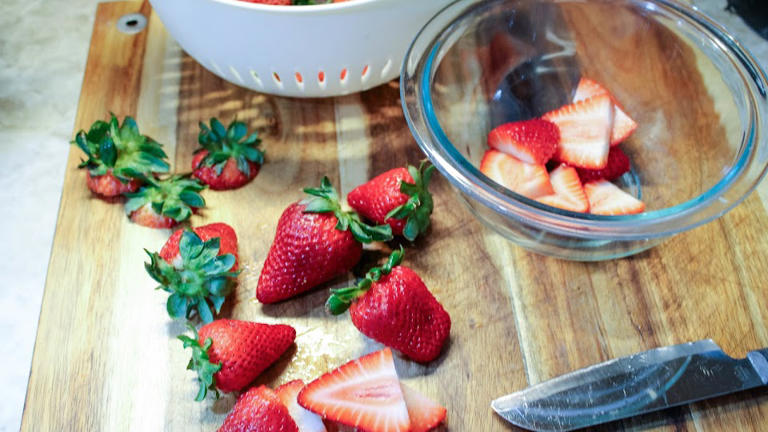 Strawberry trifle delight
