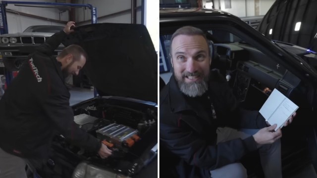 Car enthusiast transforms classic American muscle car into powerful EV ...