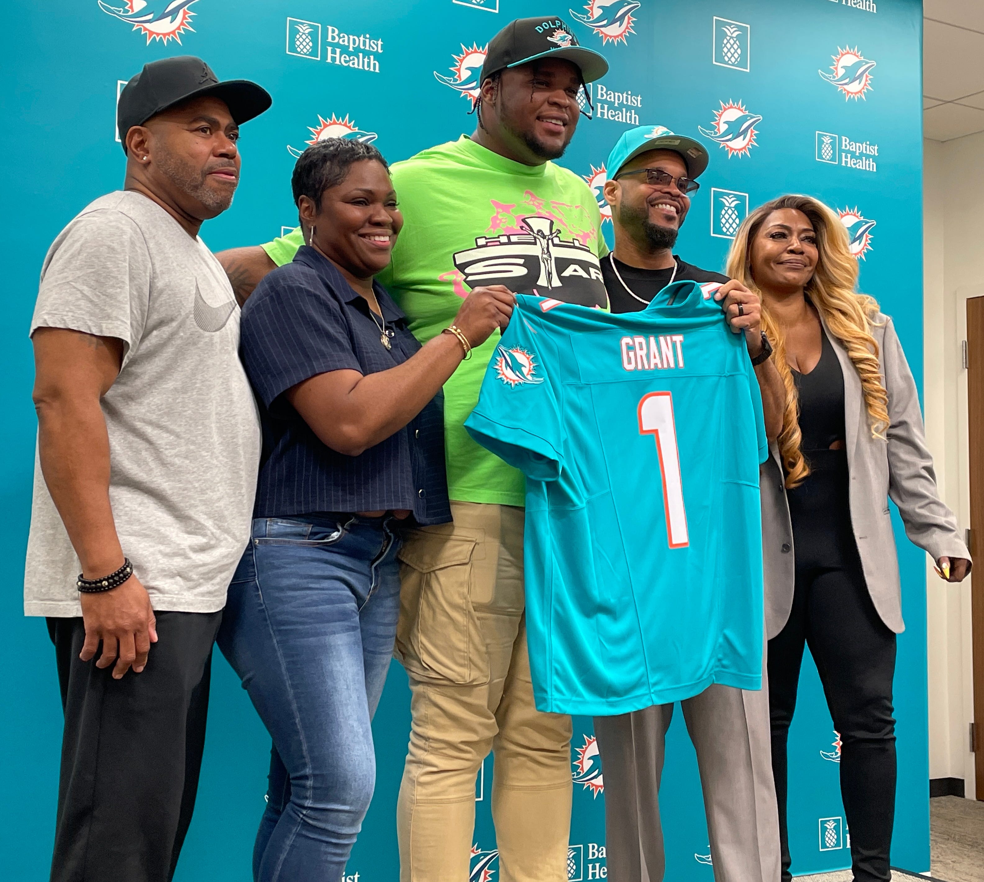 Miami Dolphins' Kenneth Grant, fellow rookies realizing lifelong NFL ...