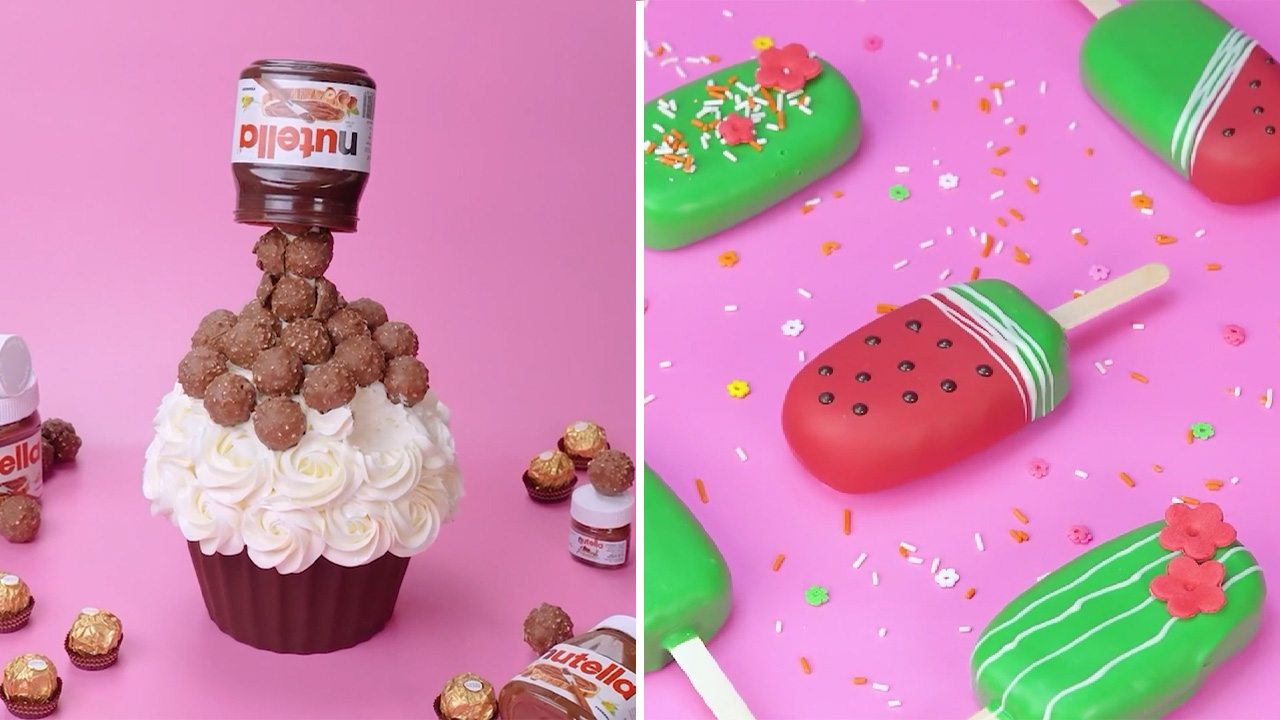 Decorating Cakes with Nutella and Colorful Cake Pops – Cake Videos