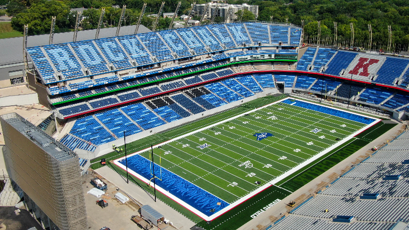 Drone Tour: David Booth Kansas Memorial Stadium