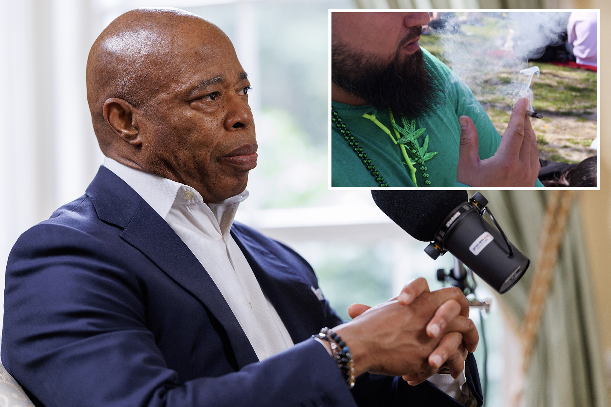 Eric Adams isn’t high on the smell of marijuana ‘everywhere’ in NYC ...