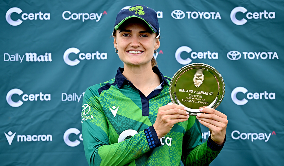Cricket stars Gaby Lewis and Orla Prendergast on top form as Ireland ...