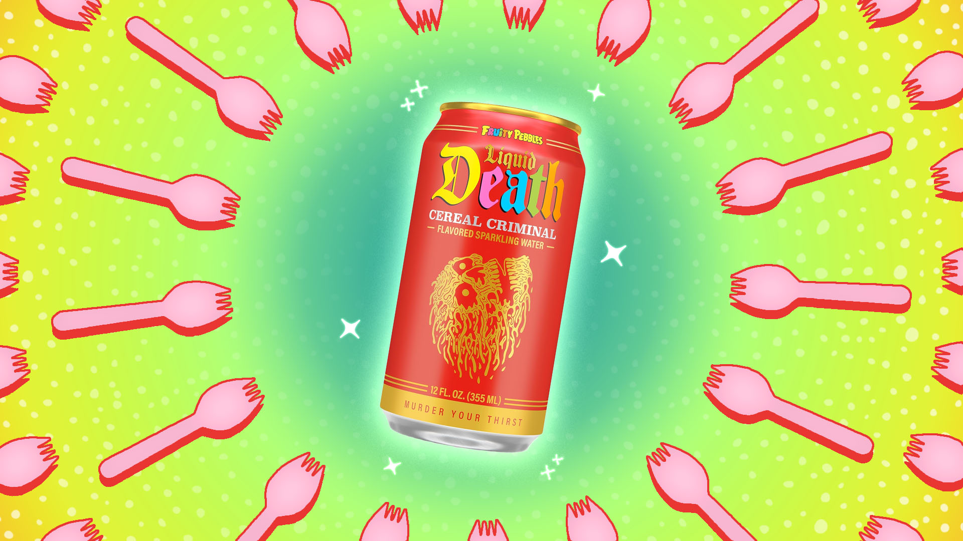 We Tried Liquid Death’s Fruity Pebbles Sparkling Water