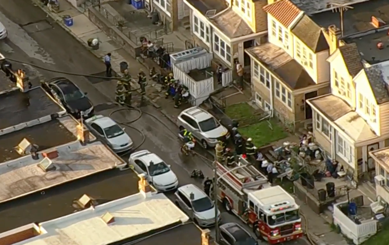 1 adult dead, 2 children critical in Mayfair row home fire