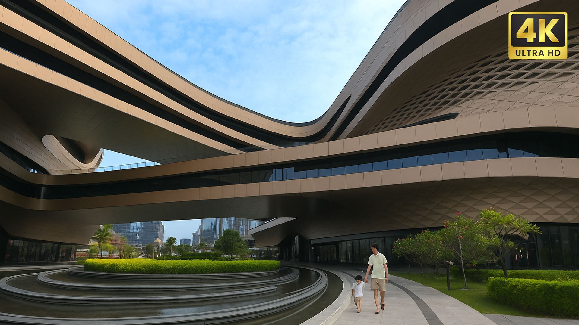 Futuristic Office Buildings Constructed in China in 4K