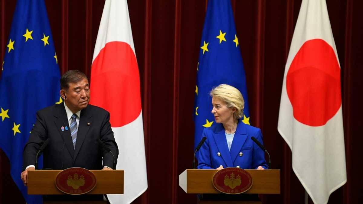 EU, Japan vow joint push for 'fair' global trade