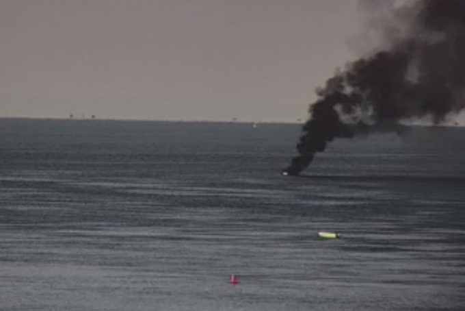 Coast Guard responds to boat fire on Lake Erie, two rescued
