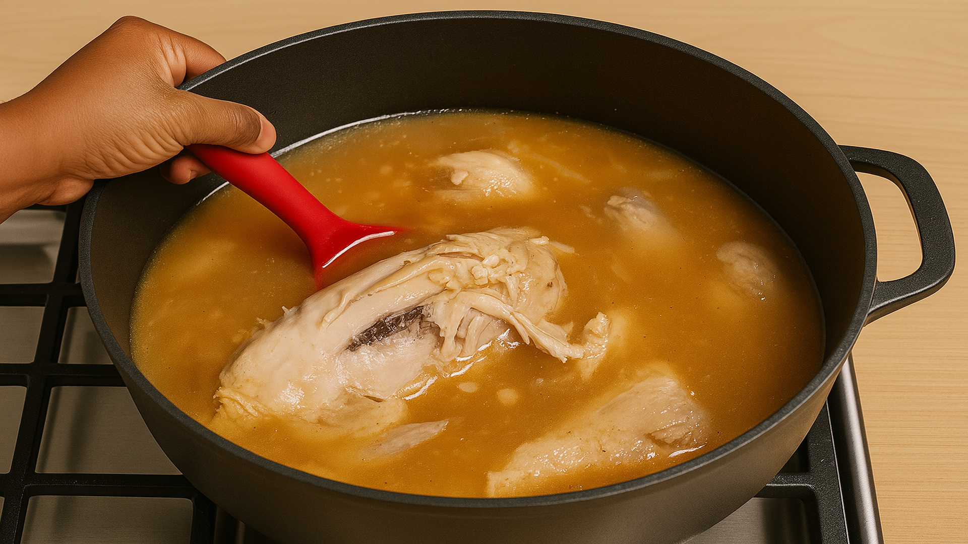 How To Make Stewed Chicken in Broth – Slow-Cooked for Tender Texture