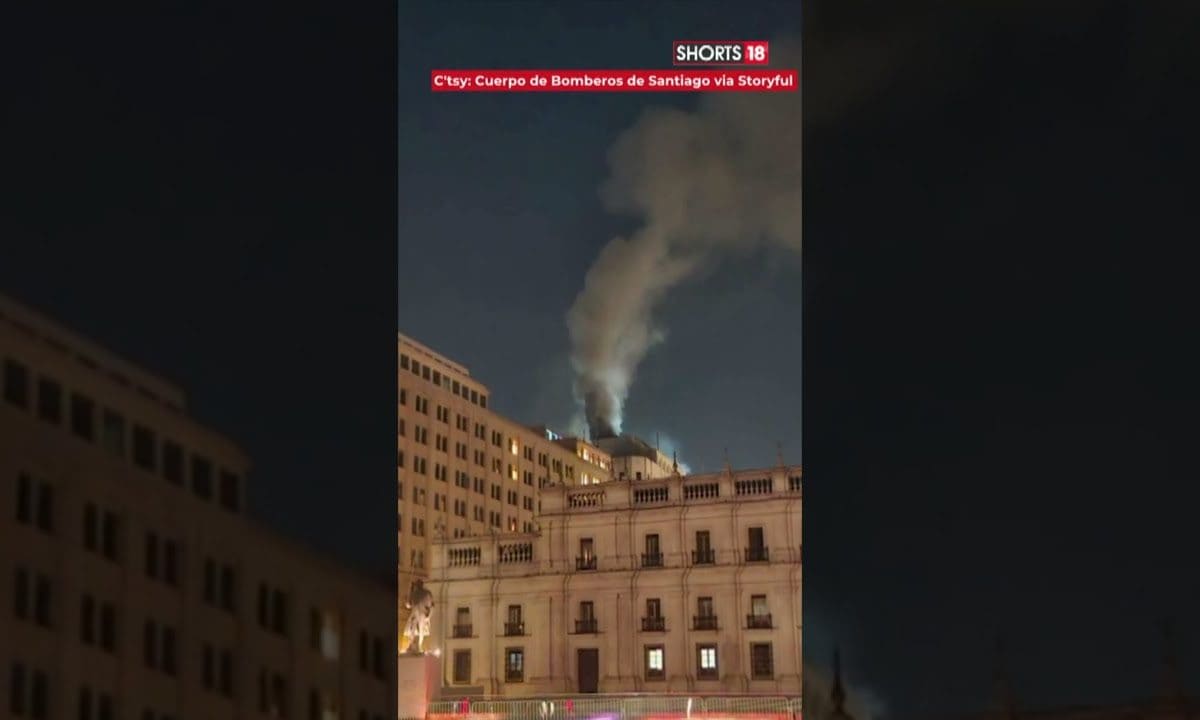 Fire Erupts At Chile’s Finance Ministry | Blaze Destroys Three Floors ...