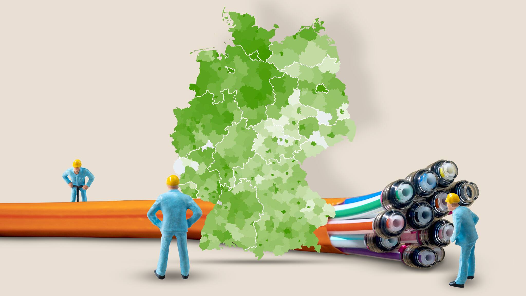 Glasfaser-Ausbau in Deutschland: So schnell ist das Internet in Ihrer Region