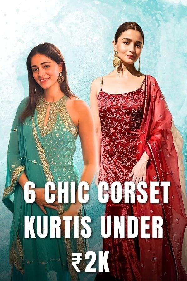 Corset Kurtis Are The New Desi Baddie Staple—6 Chic Looks We're ...