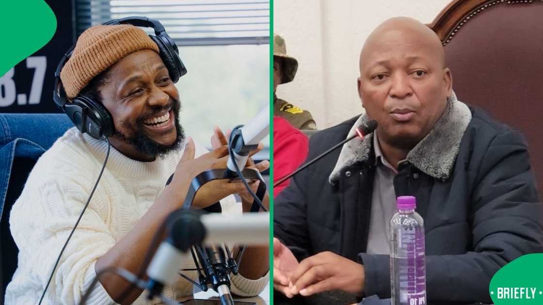 Here's how Mbuyiseni Ndlozi reacted to Kenny Kunene's saga
