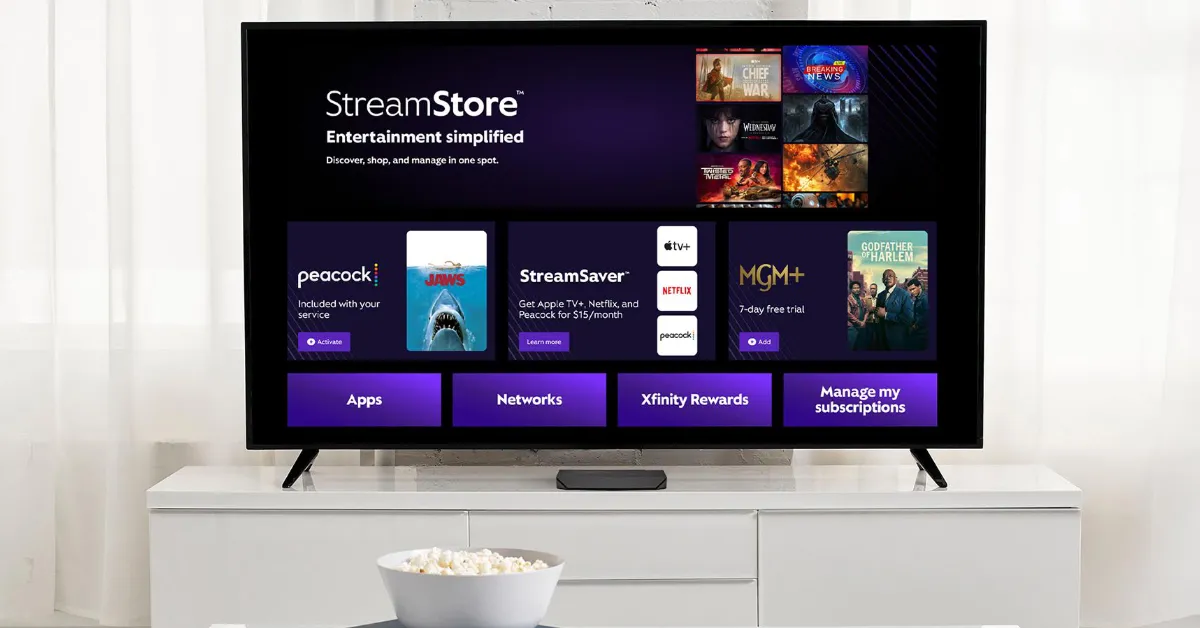 Comcast launches “StreamStore” streaming marketplace for Xfinity customers