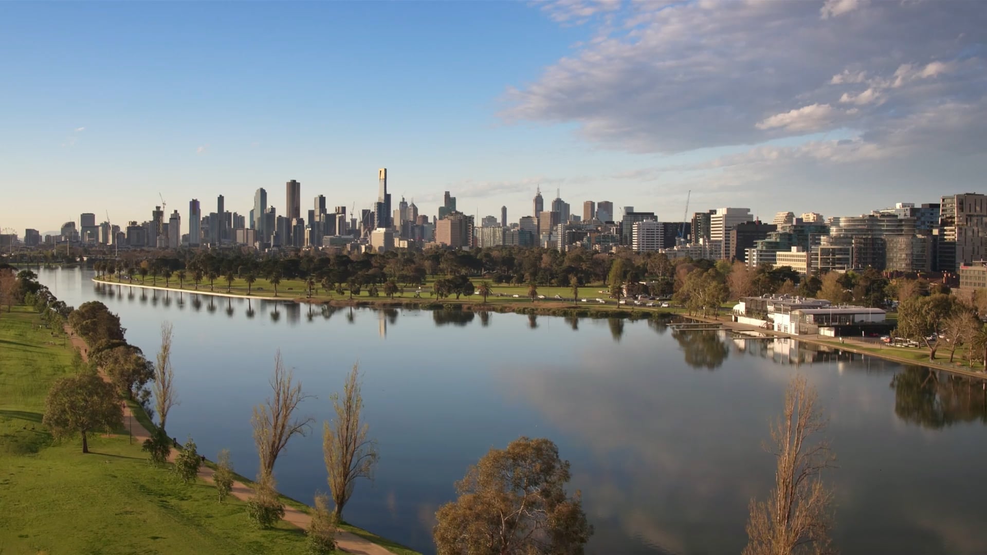 Melbourne from Above: A Drone's View of Cultural Landmarks - Worldwide