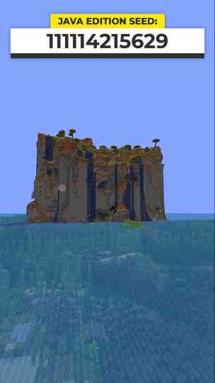 Cliff Island Village – Minecraft 1.21 Java Edition Seed