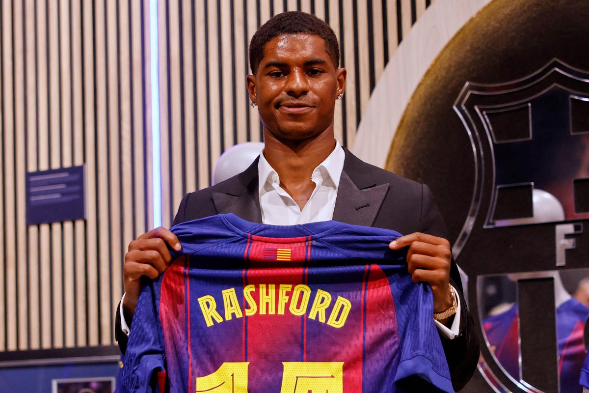 Marcus Rashford says Barcelona ‘feels like home’ after completing loan move