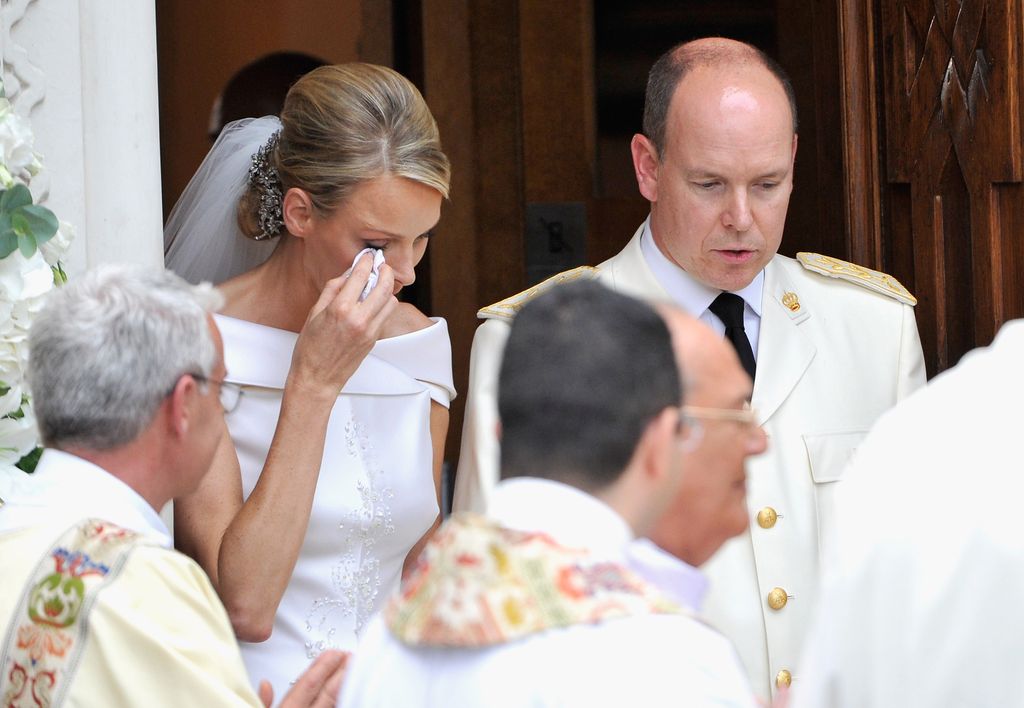 Princess Charlene channels The Little Mermaid in rarely-seen bridal ...