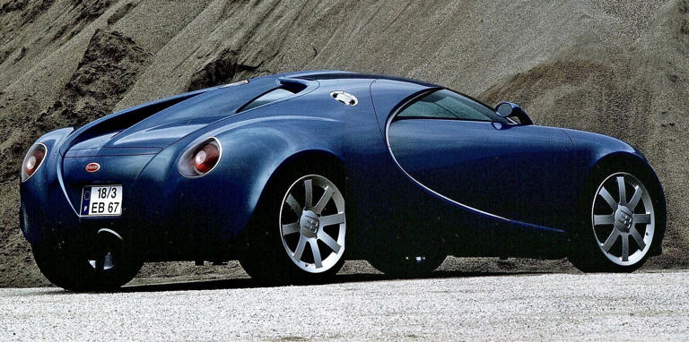 Secret Bugatti Prototype Had Bug Eyes And 18 Cylinders