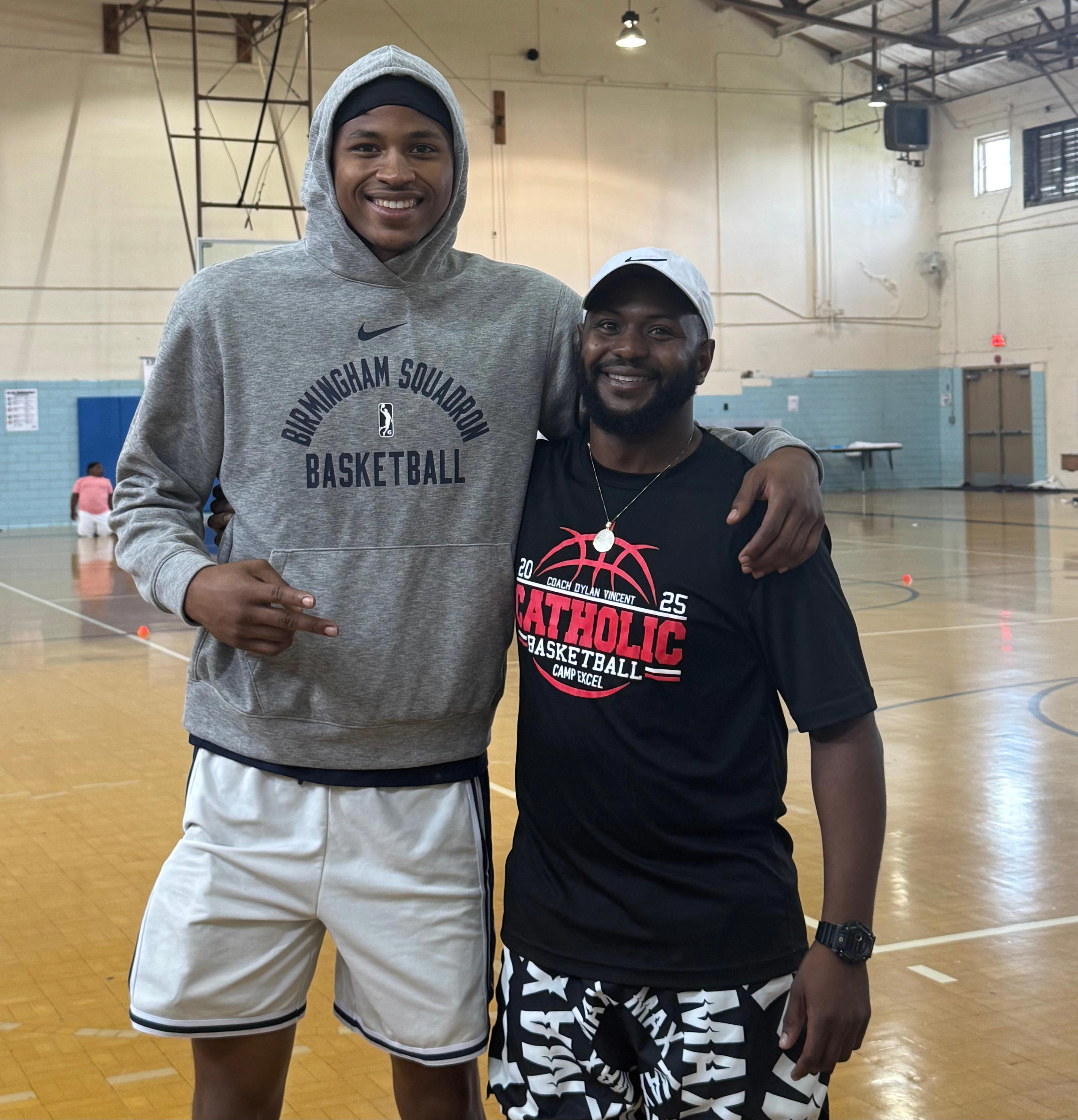 'Want to give back': Catholic-N.I. basketball, Gregory Hammond host ...