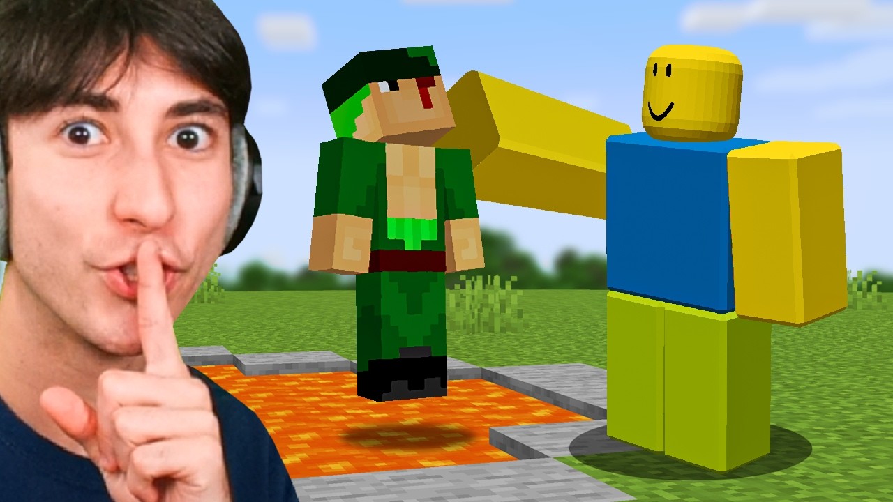 I Fooled My Friend with ROBLOX in Minecraft