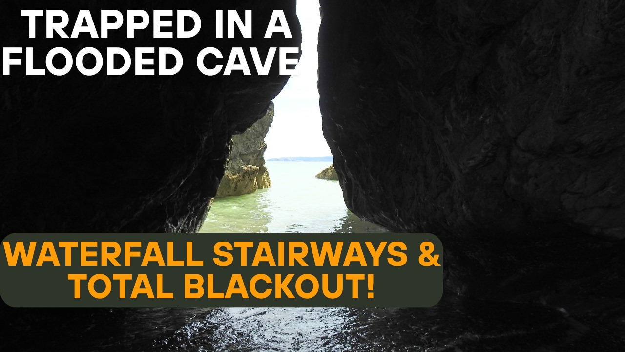 Flash Flood Hits UK Cave – Tourists Flee Through Waterfalls