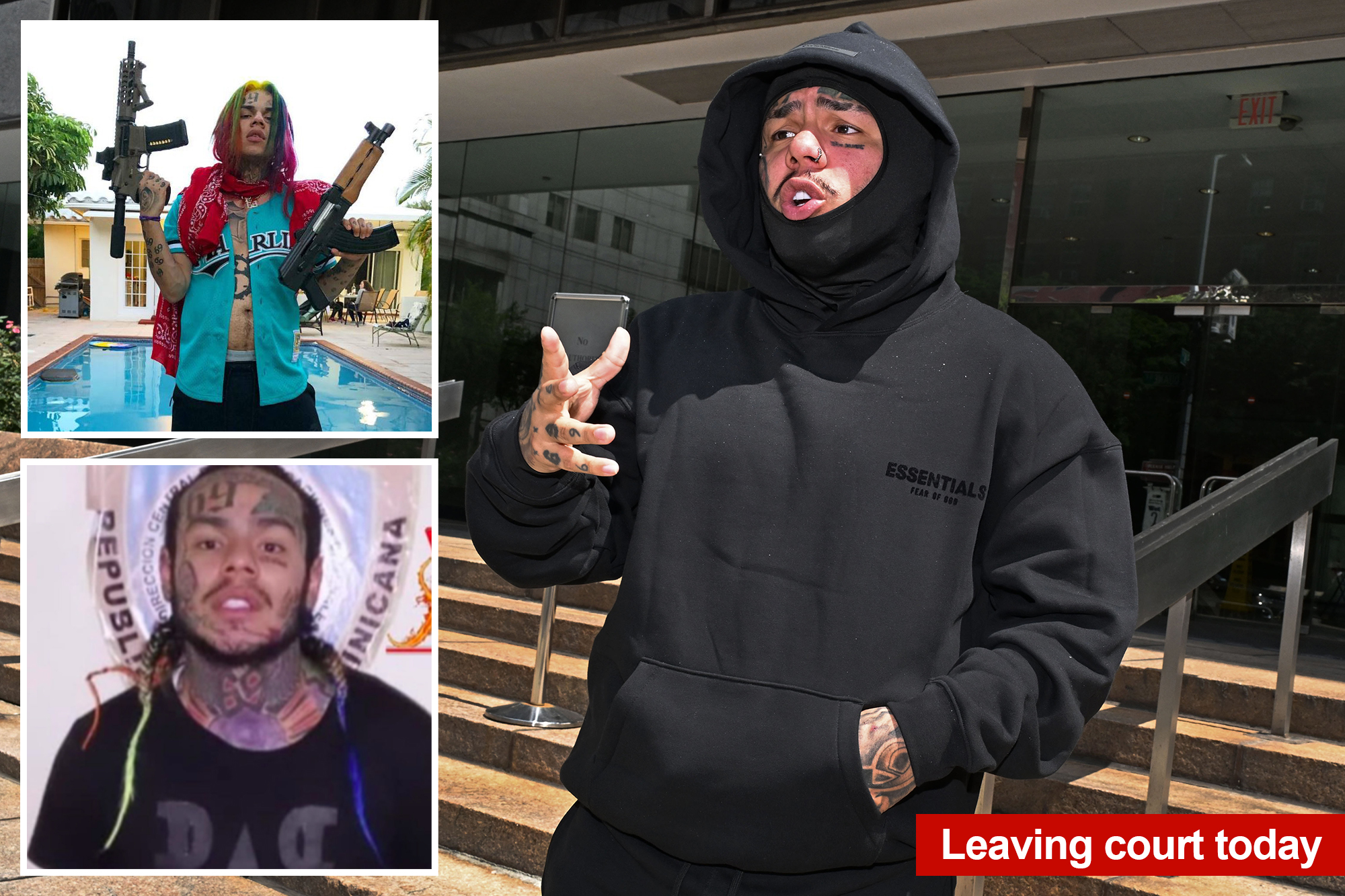 Tekashi 6ix9ine admits he stashed MDMA, cocaine in Florida mansion ...