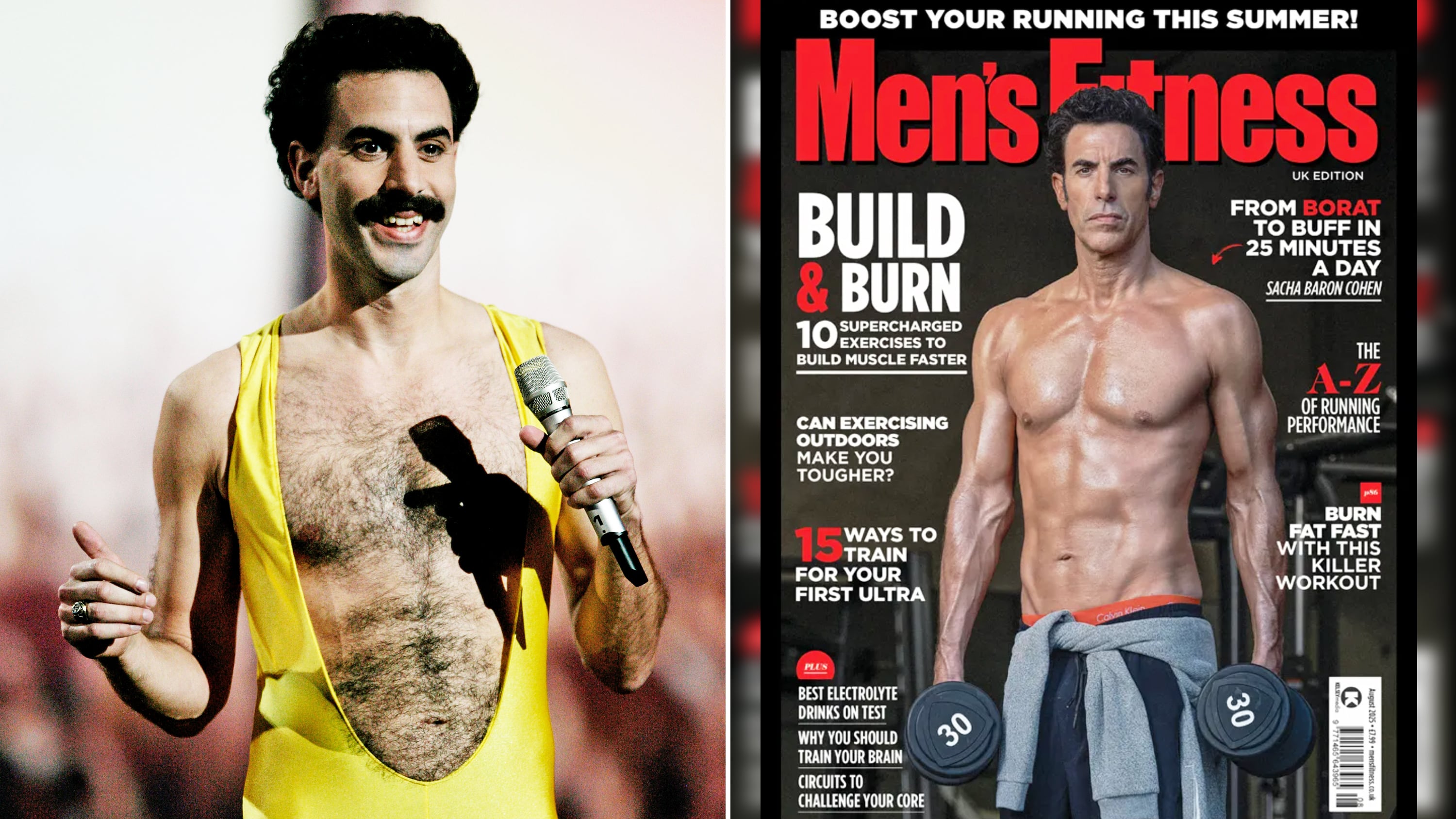 Sacha Baron Cohen Reveals Jacked Revenge Bod After Divorce
