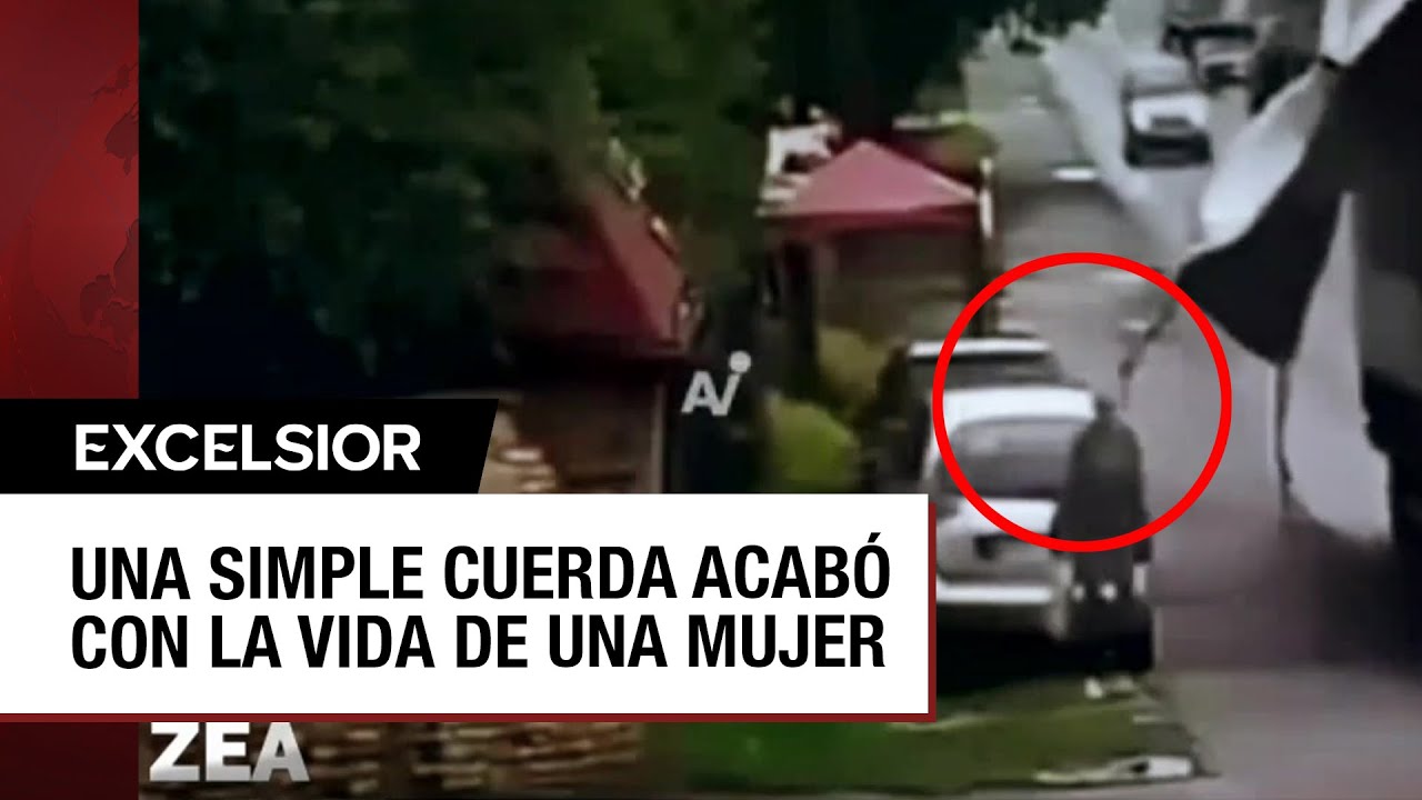 ¿Destino final? Mujer muere al ser golpeada por una cuerda