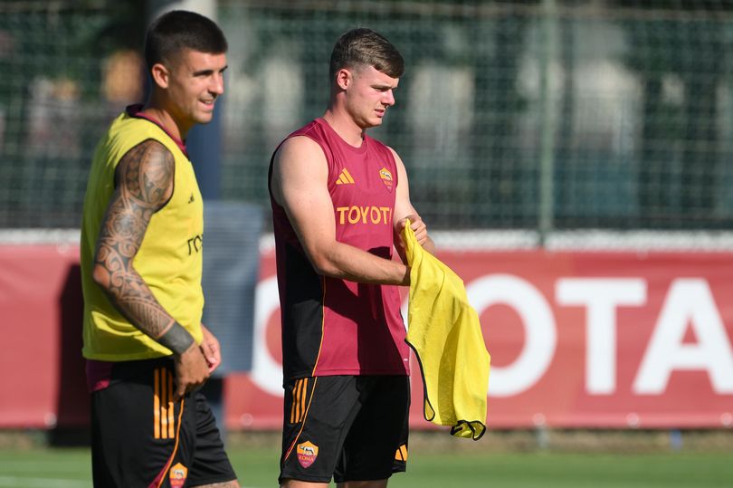 Six of the best: Pictures of Evan Ferguson's first day in training with ...