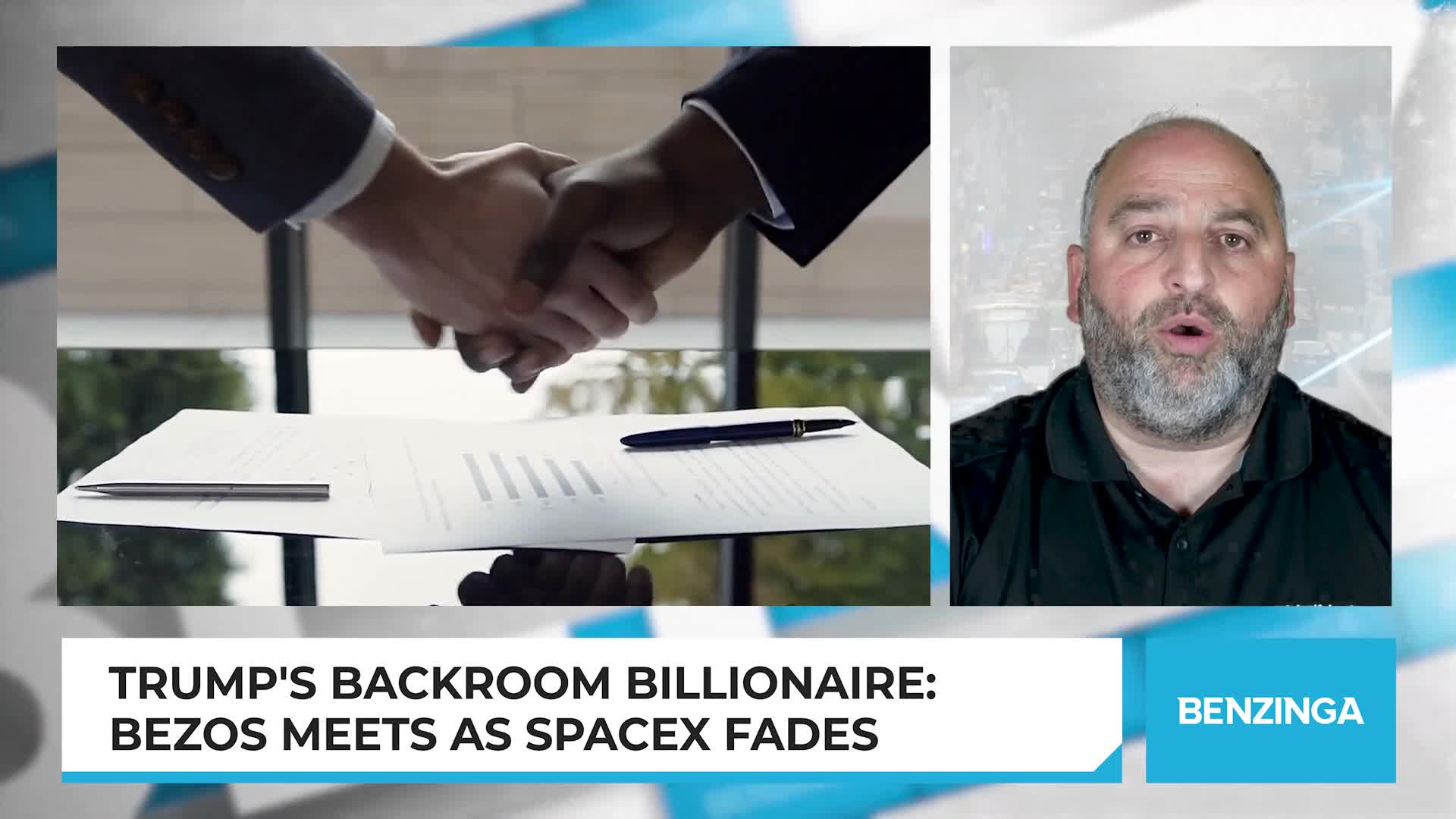 Trump's Backroom Billionaire: Bezos Meets As SpaceX Fades